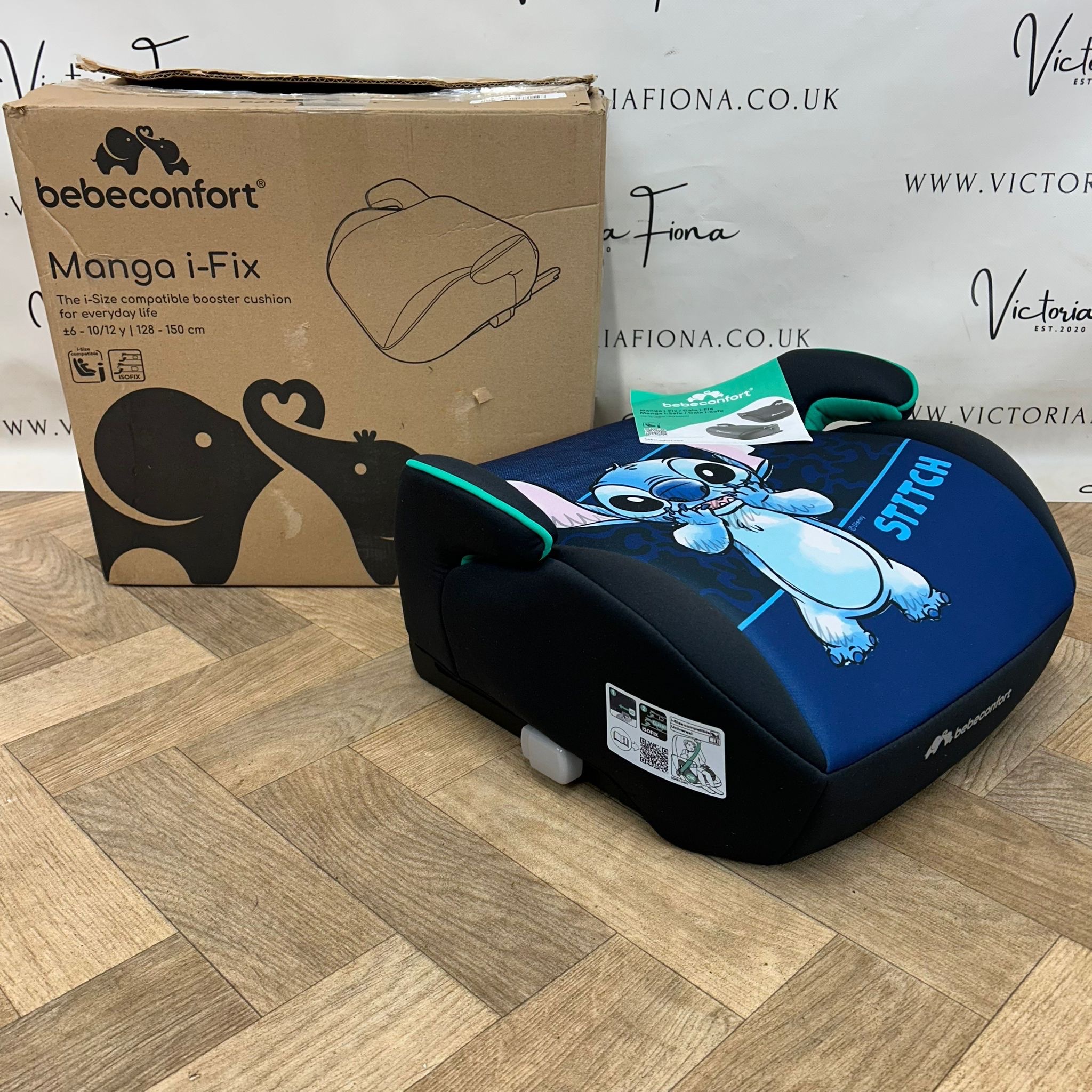 NEW Bebeconfort Gaia i-Fix Booster - Disney Fun Stitch RRP£40 ...