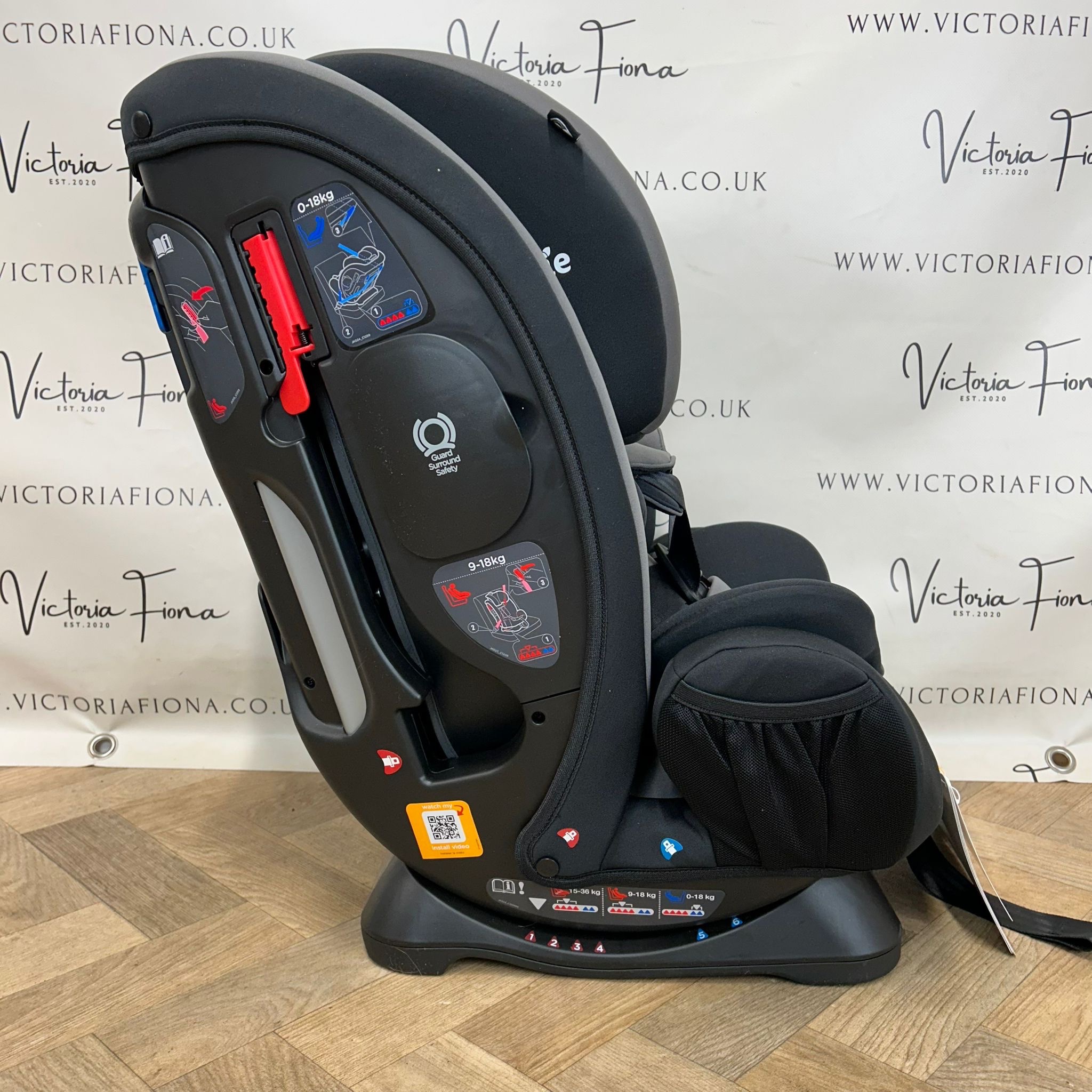 NEW Joie Every Stage Car Seat (Birth to 12years) - Victoria Fiona