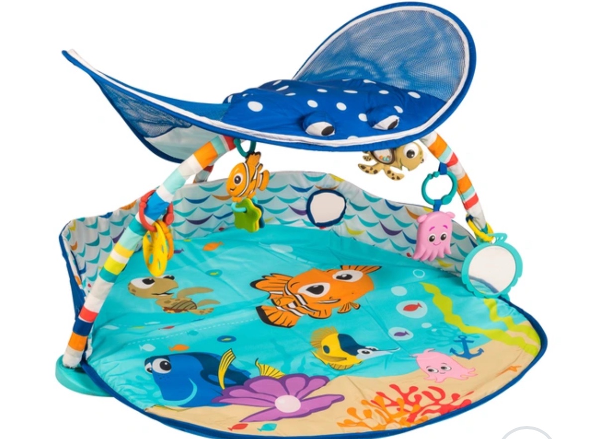 NEW Bright Starts Disney Baby FINDING NEMO Mr. Ray Ocean Lights & Music ...